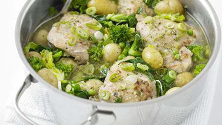 One pot recipe: spring chicken - Starts at 60