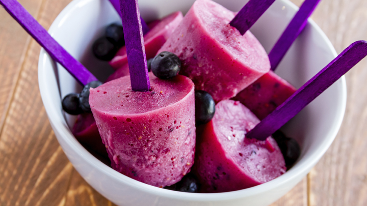 Blueberry cheesecake ice-blocks! - Starts at 60