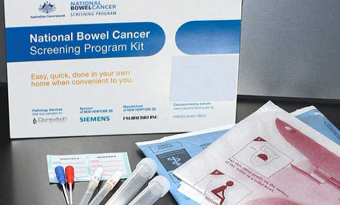 Don’t throw out the bowel cancer screening test - Starts at 60