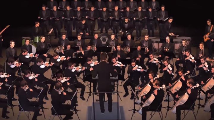 Watch one man perform a 70 piece orchestra by himself! - Starts at 60