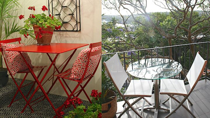 5 tips for styling a small outdoor area - Starts at 60