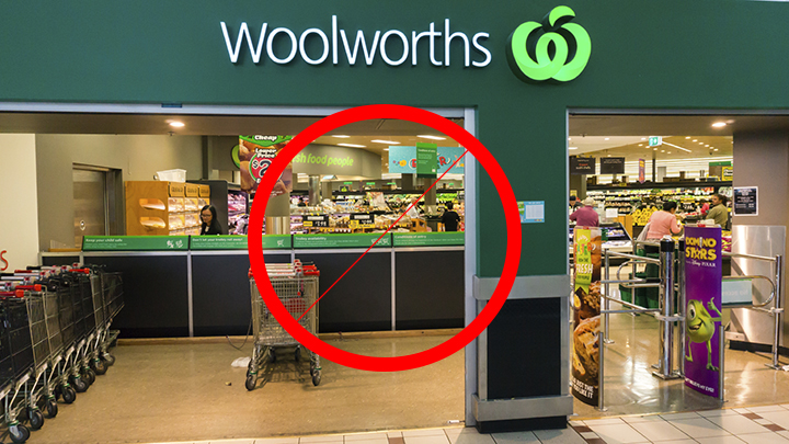 Daily Joke: Husband banned from Woolies - Starts at 60