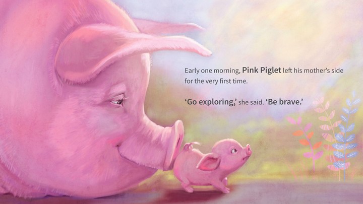 Kids, Let’s Read: Be Brave, Pink Piglet - Starts at 60