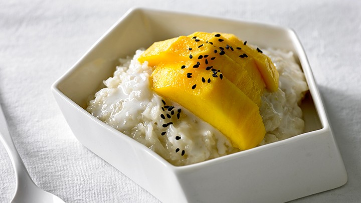 Adam Liaw’s coconut sticky rice with mango - Starts at 60
