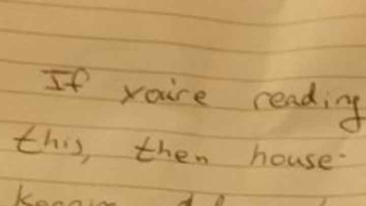 The hilarious (and horrifying) note you’d never want to find in your ...