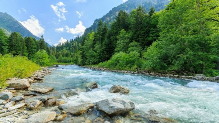 Going down stream - Starts at 60