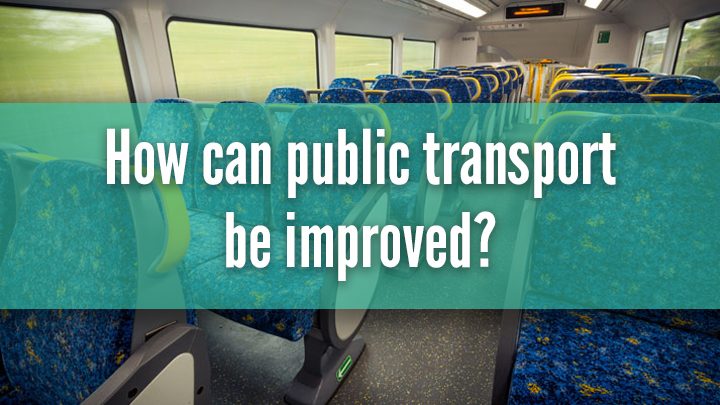 How can public transport be improved? - Starts at 60
