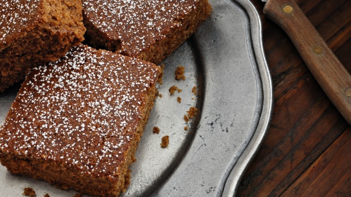 Ginger sponge cake - Starts at 60