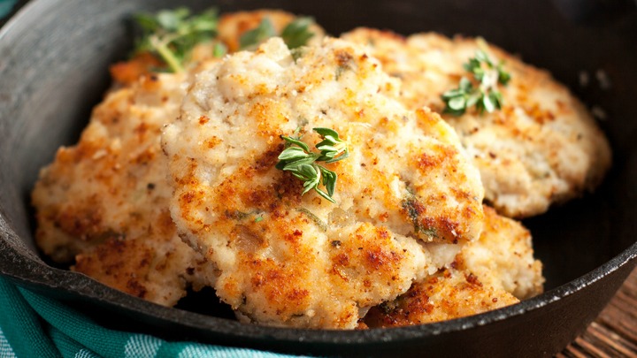 Tasty chicken rissoles - Starts at 60