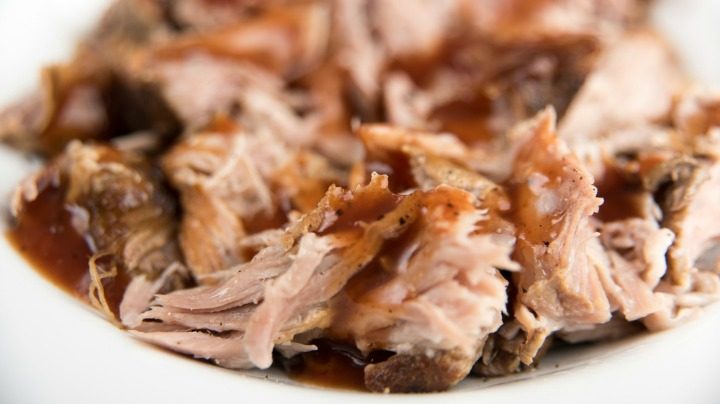 Slow cooker pulled beef - Starts at 60