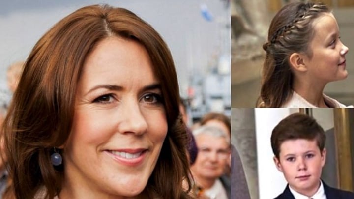 Princess Mary stuns in lace but her kids steals the show - Starts at 60