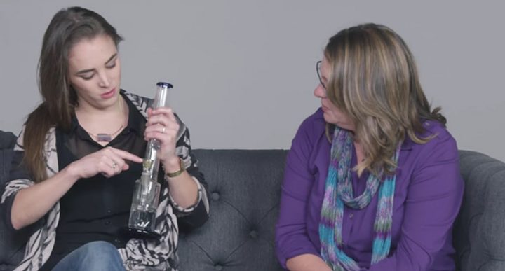 Boomer parents smoke weed with their adult children on camera… really ...
