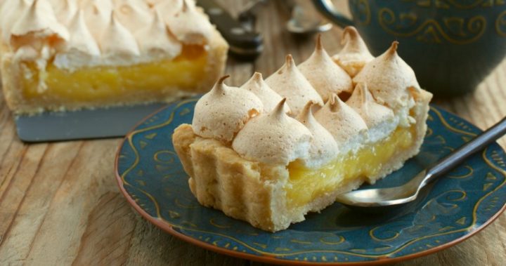 Lemon meringue slice - Starts at 60