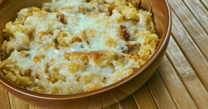 Old-fashioned chicken and rice casserole - Starts at 60