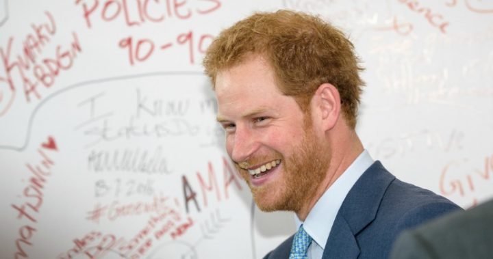 Dashing Prince Harry walks the red carpet at movie premiere - Starts at 60