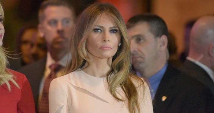 Cool and aloof: Melania rugs up in lush autumn ensemble - Starts at 60