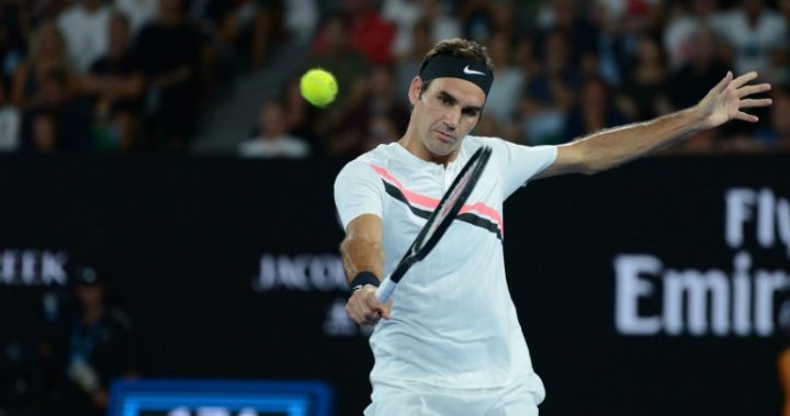 Roger Federer launches angry outburst at umpire, as Chung retires ...
