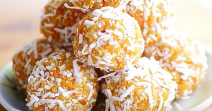 Delicious three-ingredient apricot balls - Starts at 60
