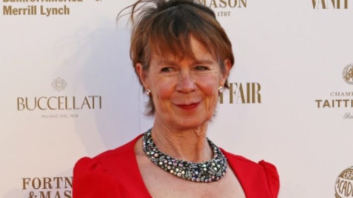 Lady in red! Celia Imrie stuns in elegant red dress - Starts at 60