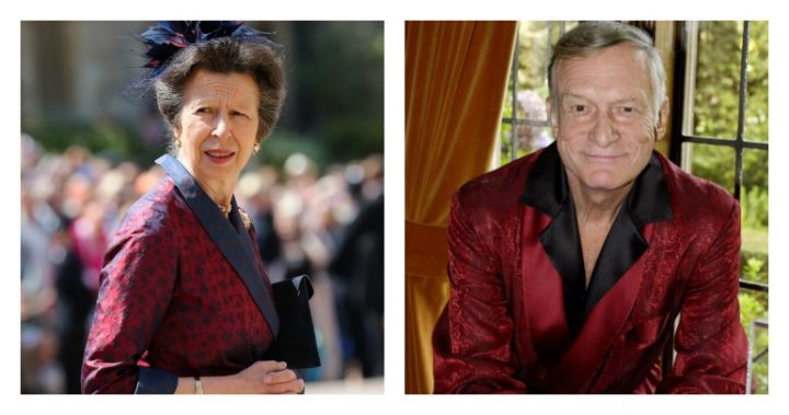 Princess Anne’s dress likened to Hugh Hefner-style dressing gown ...