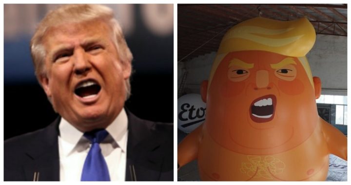 Brits raise $18,000 to fund giant inflatable ‘Trump Baby’ blimp ...