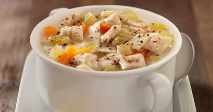 Country-style chunky chicken soup - Starts at 60