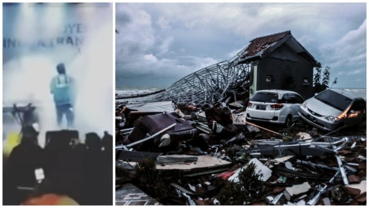 Devastating video shows tsunami hit Java pop concert, as death toll ...