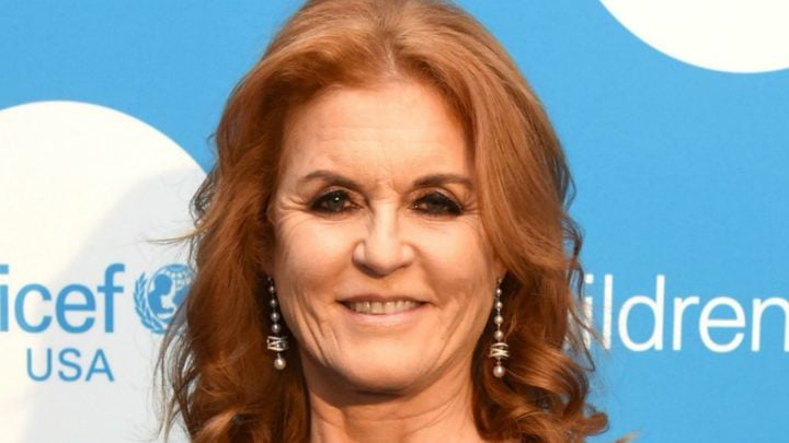 Beautiful in black: Sarah Ferguson oozes glamour in figure-hugging gown ...