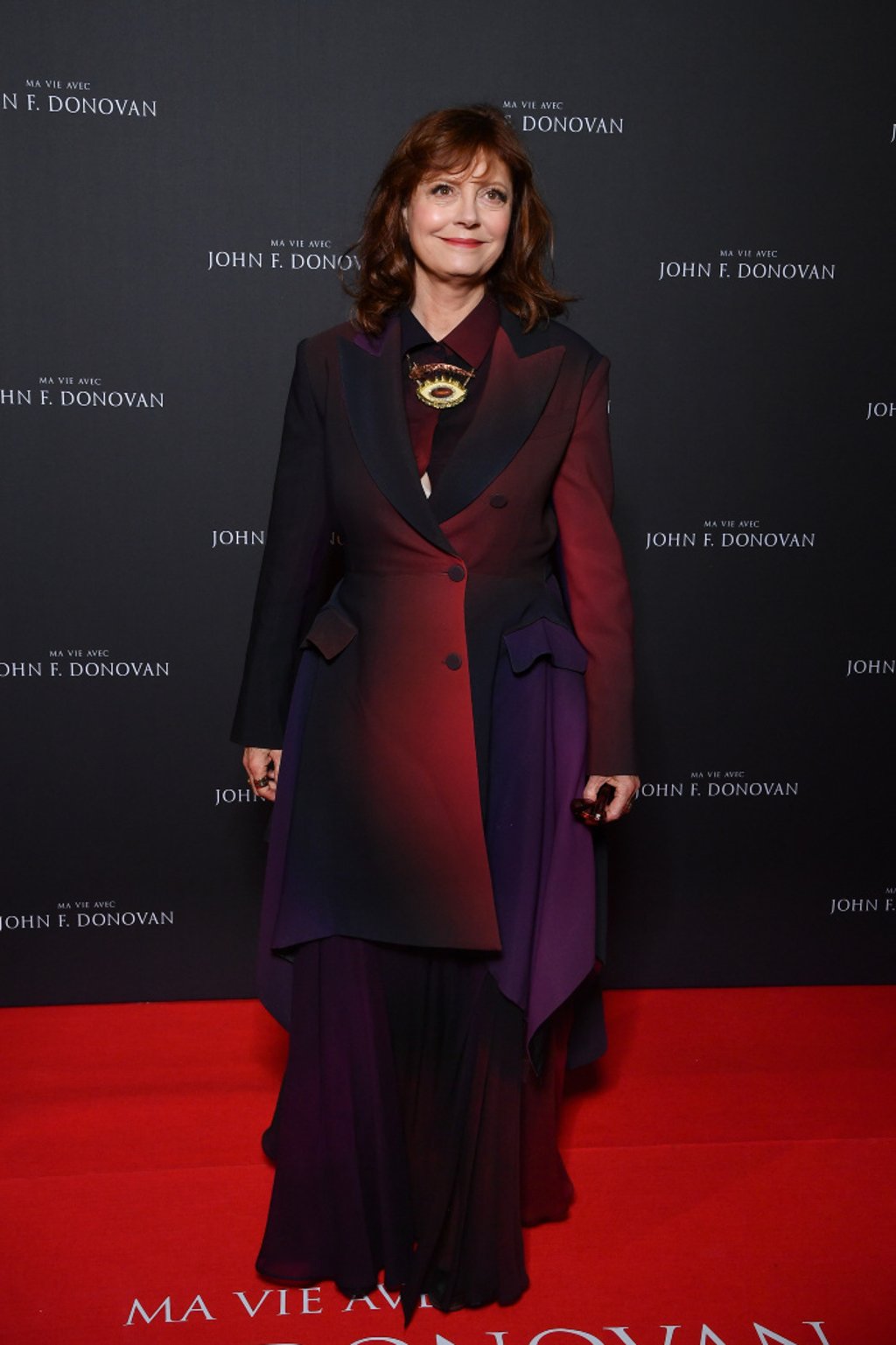 Suits her! Susan Sarandon shows off two quirky outfits in one day ...
