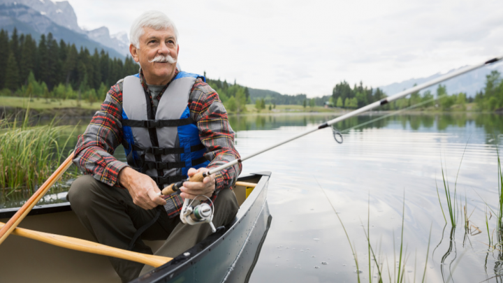 Travel at 60 Daily Joke: Three elderly men go fishing - Starts at 60