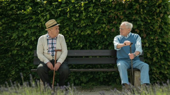 Starts at 60 Daily Joke: Two old friends caught up for lunch - Starts at 60