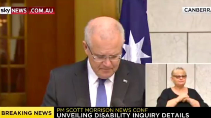 Scott Morrison fights back tears announcing disability royal commission ...