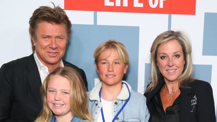 Richard Wilkins and girlfriend Virginia dazzle for family date night ...
