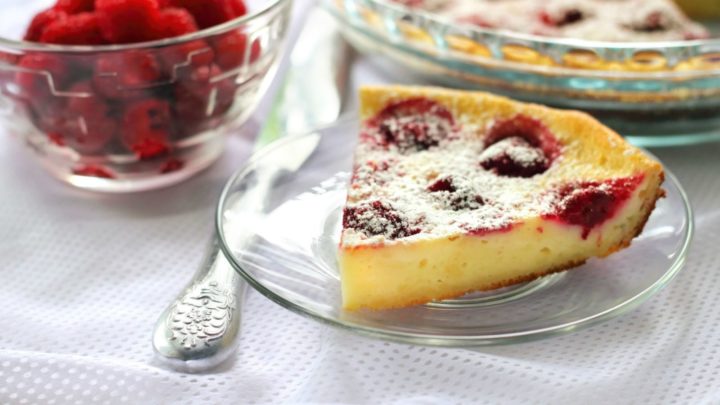 Tasty sugar-free raspberry slice - Starts at 60