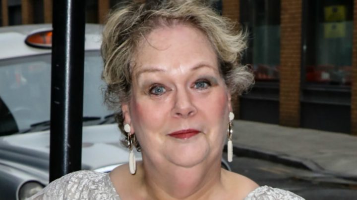 The Chase’s Anne Hegerty ramps up the glamour in dazzling silver dress ...