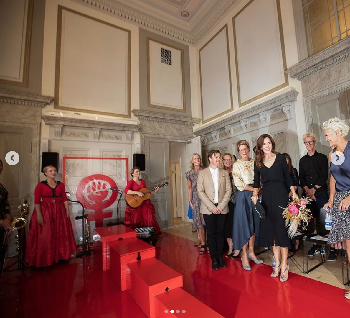Glamorous Princess Mary shows off timeless style in elegant black dress ...