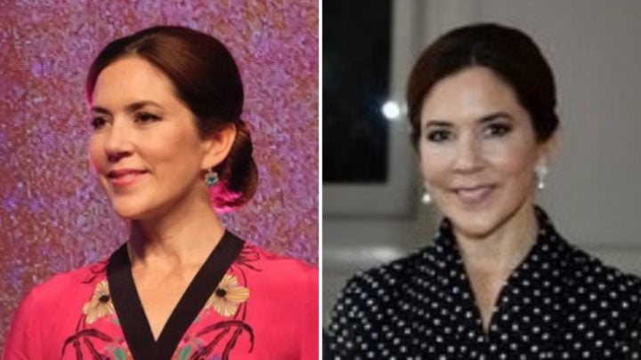 Royal fashionista! Stunning Princess Mary shows off two glamorous ...