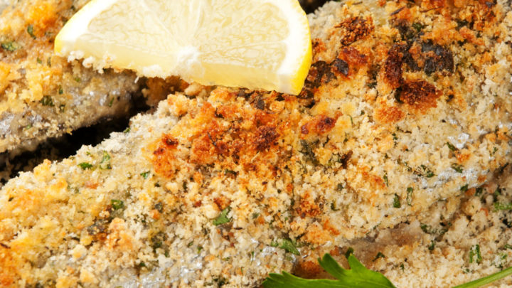 Quick and easy parmesan crumbed fish - Starts at 60