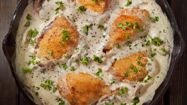 Easy and tasty chicken Diane - Starts at 60