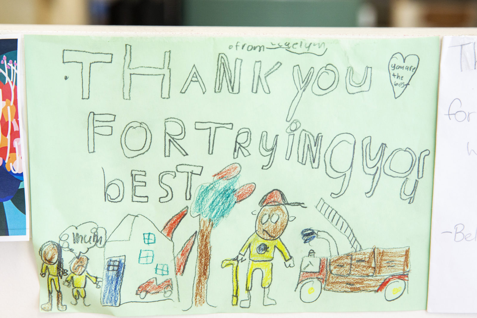 Aussie children pen touching notes to brave firefighters amid ...