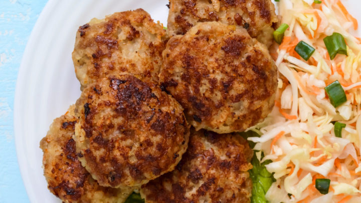 Tasty pork and apple rissoles - Starts at 60