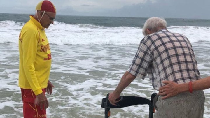 Surf lifesavers hailed as heroes after granting 96-year-old’s humble ...