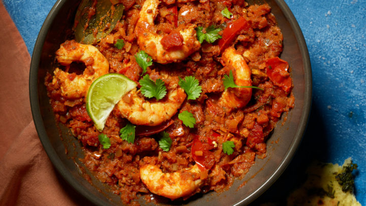 Chilli and tamarind prawn curry - Starts at 60
