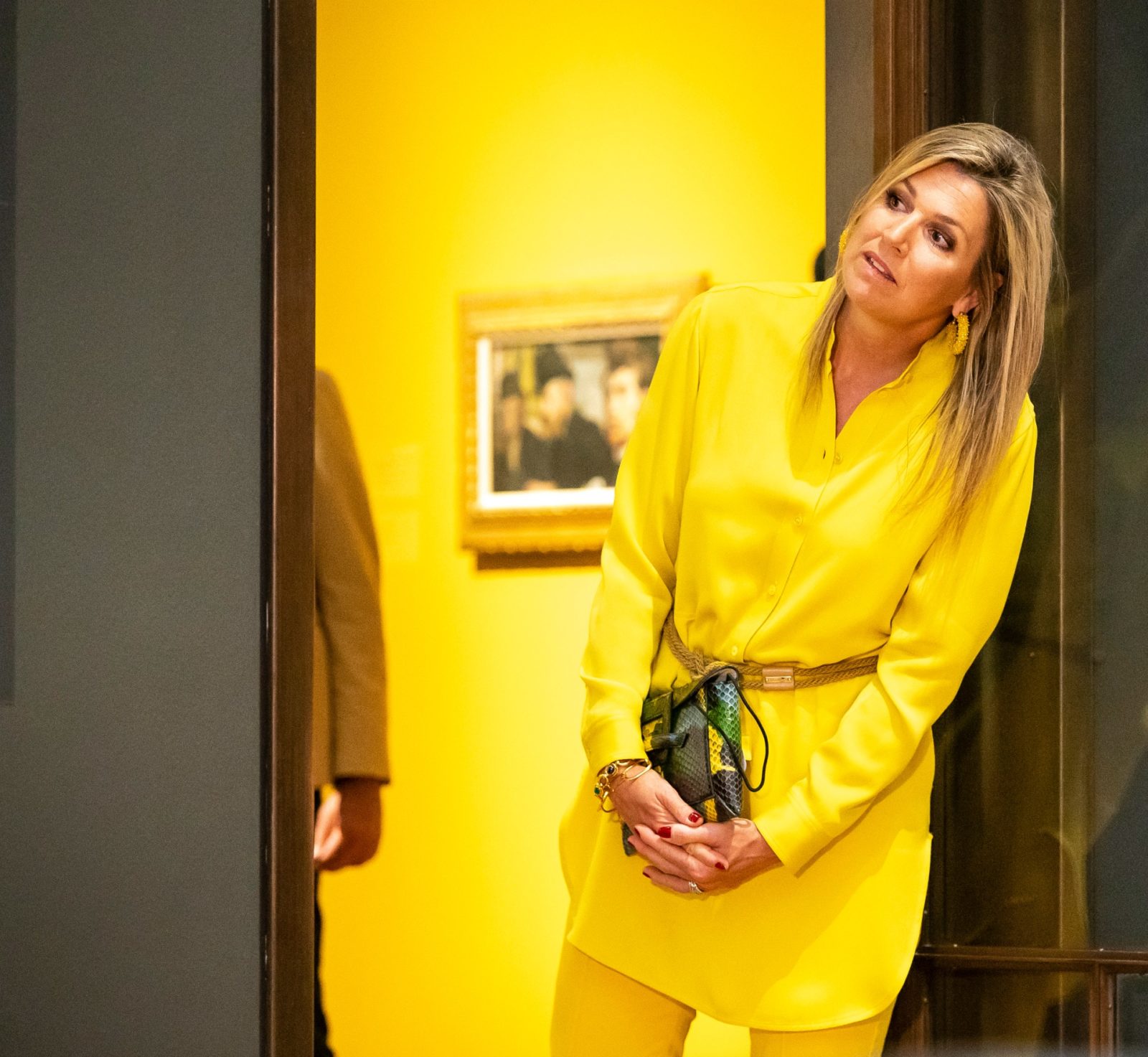 Queen Maxima channels 70s boho glam in floaty maxi dress - Starts at 60