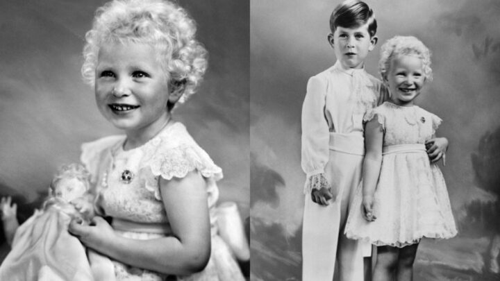 Royals release never-before-seen snaps of Princess Anne’s childhood ...