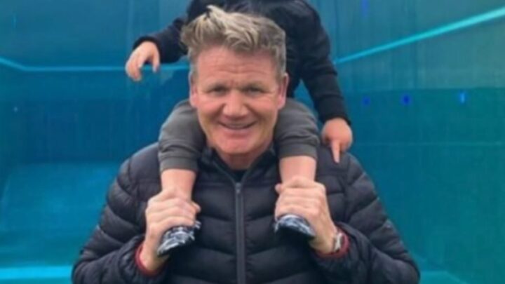 ‘He’s a mini you!’ Gordon Ramsay spends a day at the beach with ...