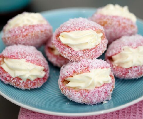 Old-fashioned pink jelly cakes - Starts at 60