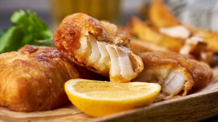 Golden, crispy lemon batter fish - Starts at 60