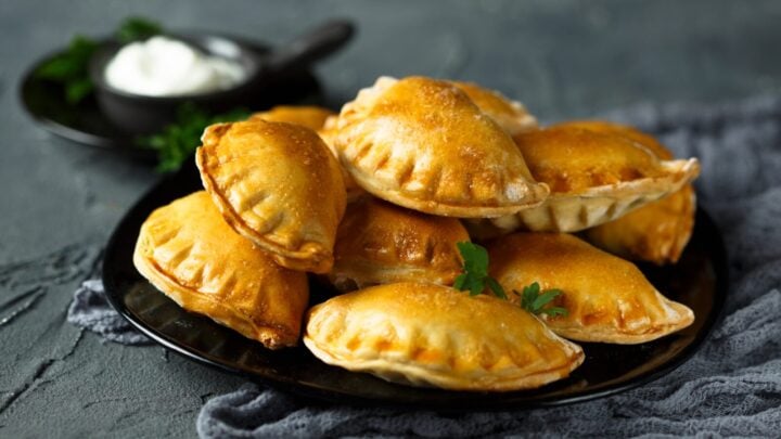 Tasty homemade curried vegetable ‘hand’ pies - Starts at 60