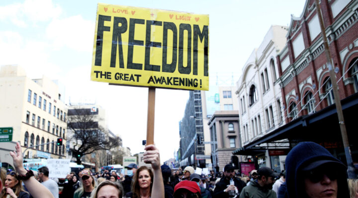 ‘Freedom’ protestors slammed as ‘reckless’ and ‘disgusting’ - Starts at 60